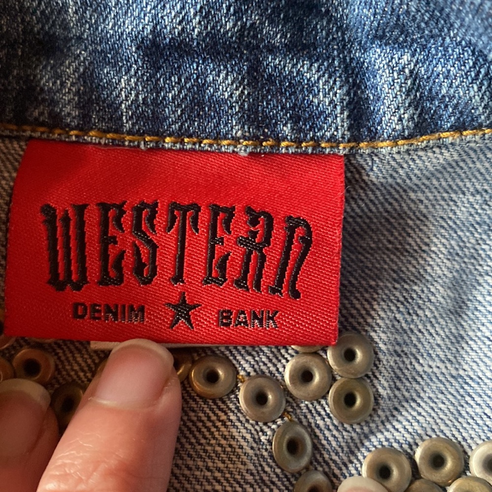 Western Denim Bank Denim Jacket - Gem